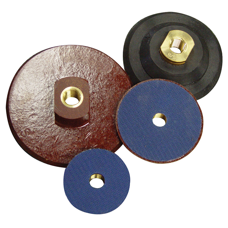 ALPHA Velcro Backer Pad-4" Flexible - Stone Boss