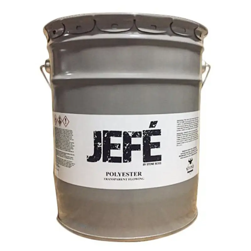 Jefe' Transparent Flowing-5 Gal (SKU 29203) - Stone Boss