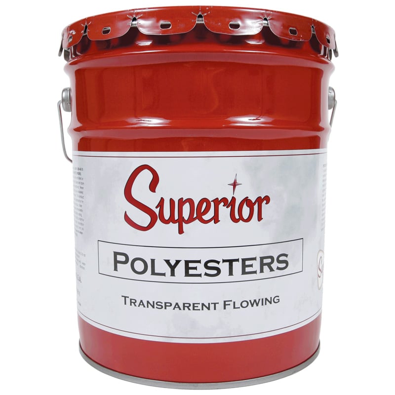 Superior Polyester Transparent Flowing 5 Gallon (SKU 29185) - Stone Boss